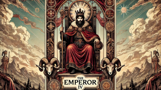 【タロットカード解説】Ⅳ 皇帝（The Emperor）──秩序と安定をもたらす統率者の力｜タロット占い師 くま｜coconalaブログ